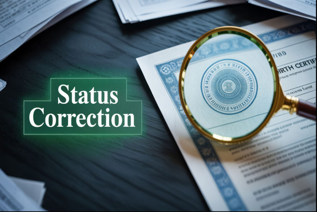 Clarification of Status Correction – SPC UNIVERSITY