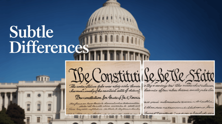 The Two Constitutions -The Subtle Shift: “For” vs. “Of” in the U.S ...